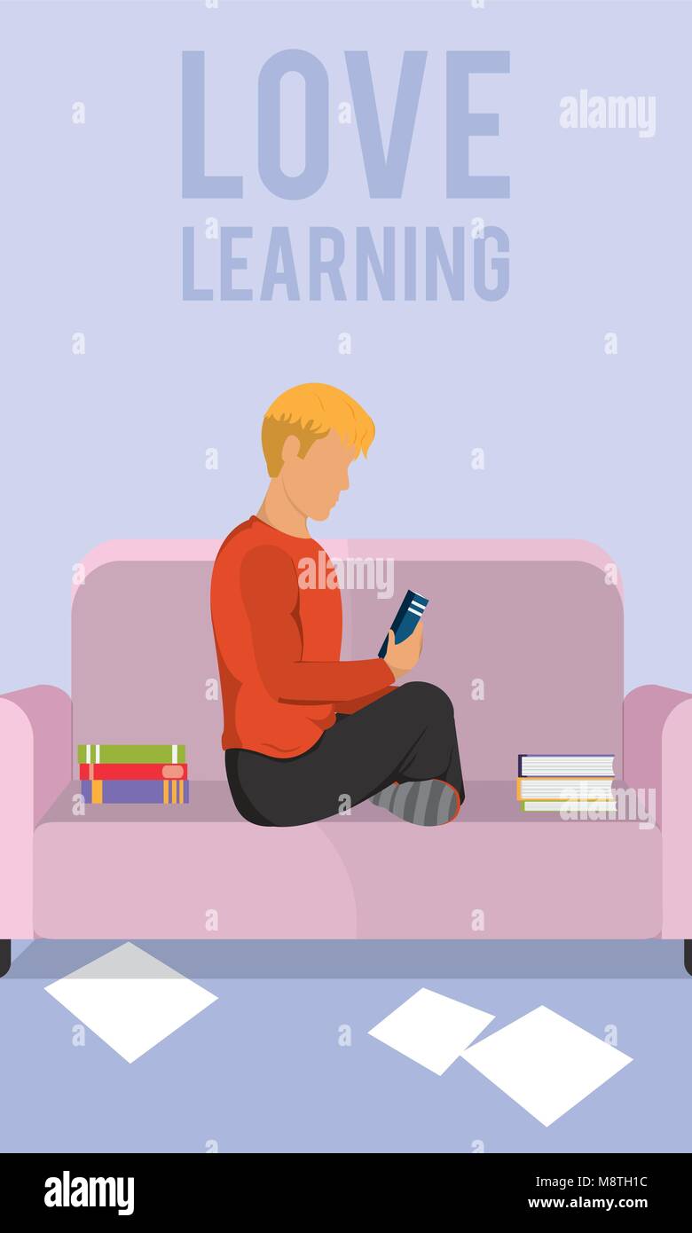 Home students homework Stock Vector Images - Alamy