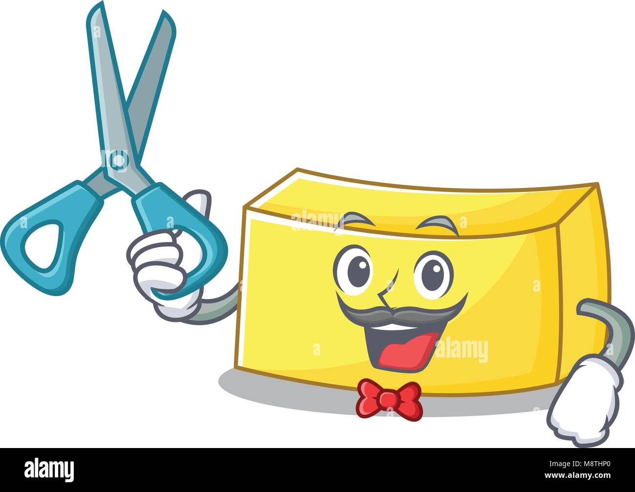 Barber butter character cartoon style Stock Vector Image & Art - Alamy