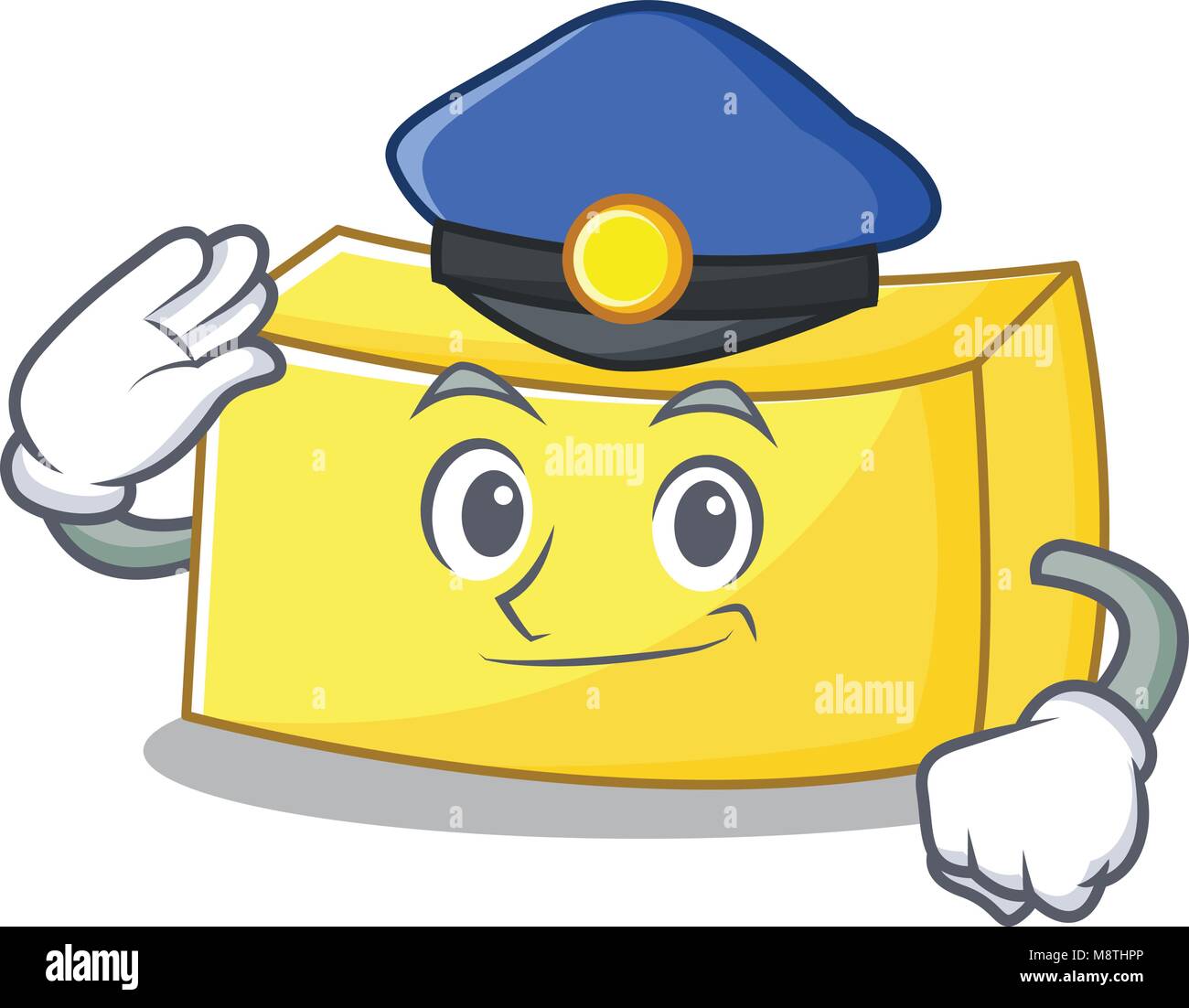 Fat policeman illustration Stock Vector Images - Alamy