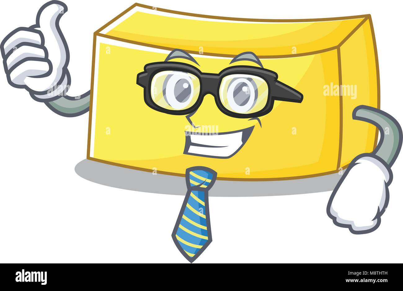 Businessman butter character cartoon style Stock Vector Image & Art - Alamy