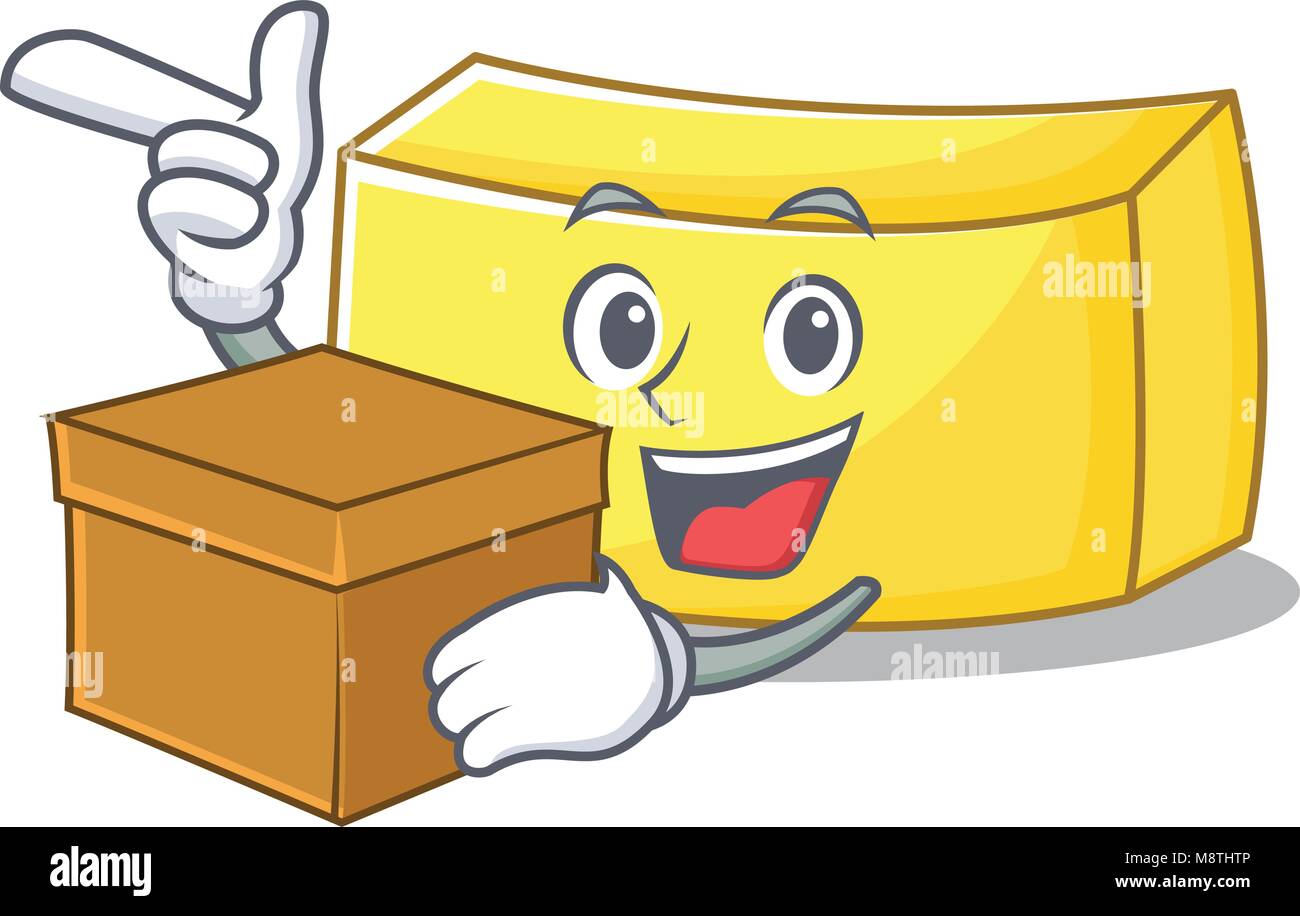 With box butter character cartoon style Stock Vector Image & Art - Alamy