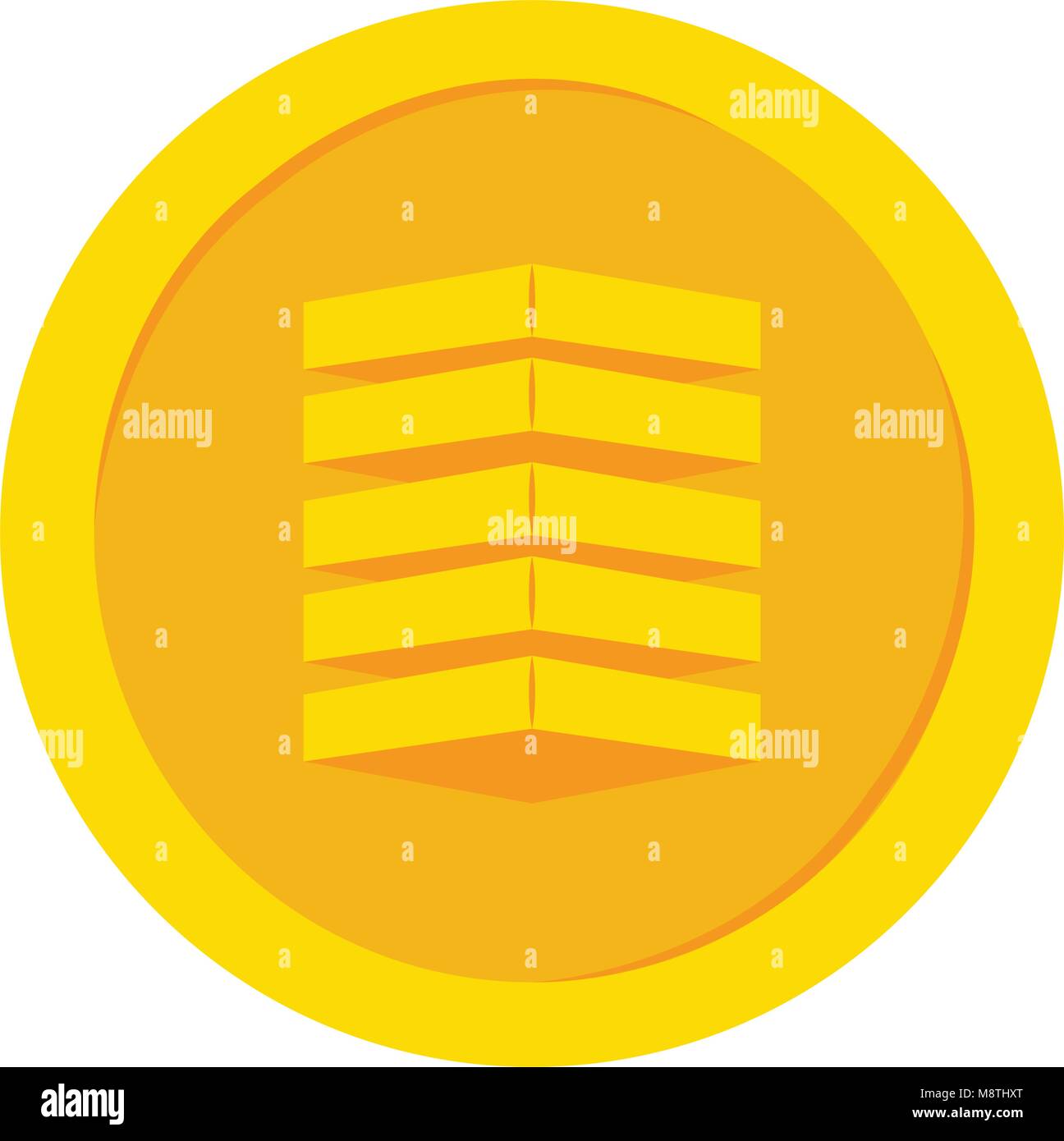 Abstract virtual coin Stock Vector Image & Art - Alamy