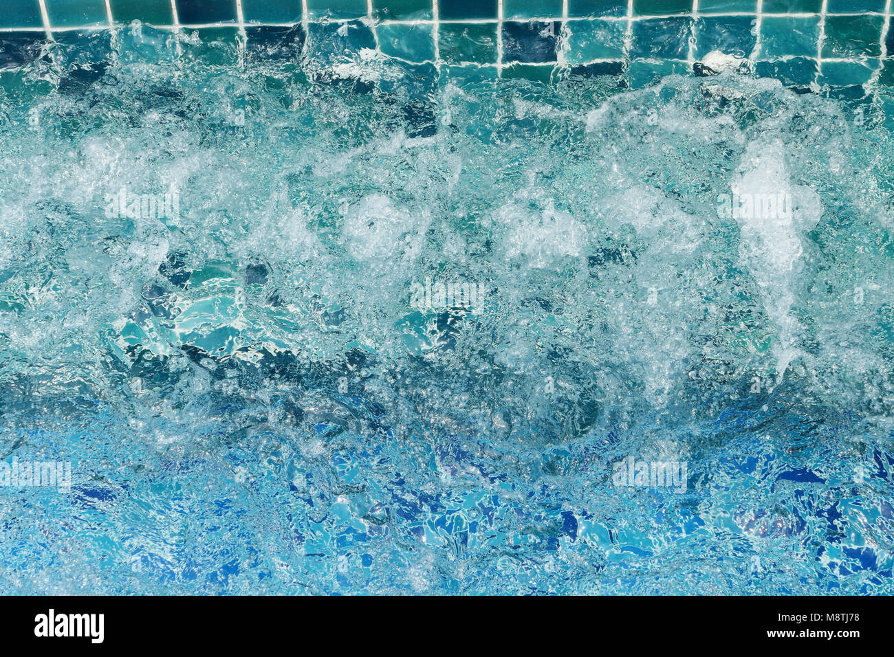 Water in jacuzzi as a background Stock Photo - Alamy