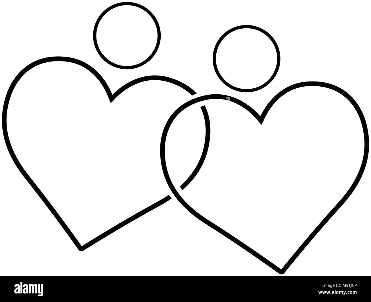 Abstract love object Stock Vector Image & Art - Alamy