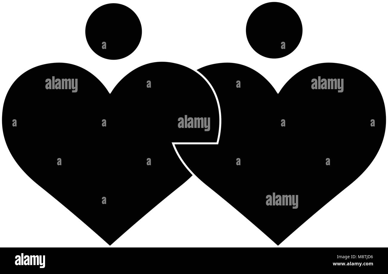 Abstract love object Stock Vector Image & Art - Alamy