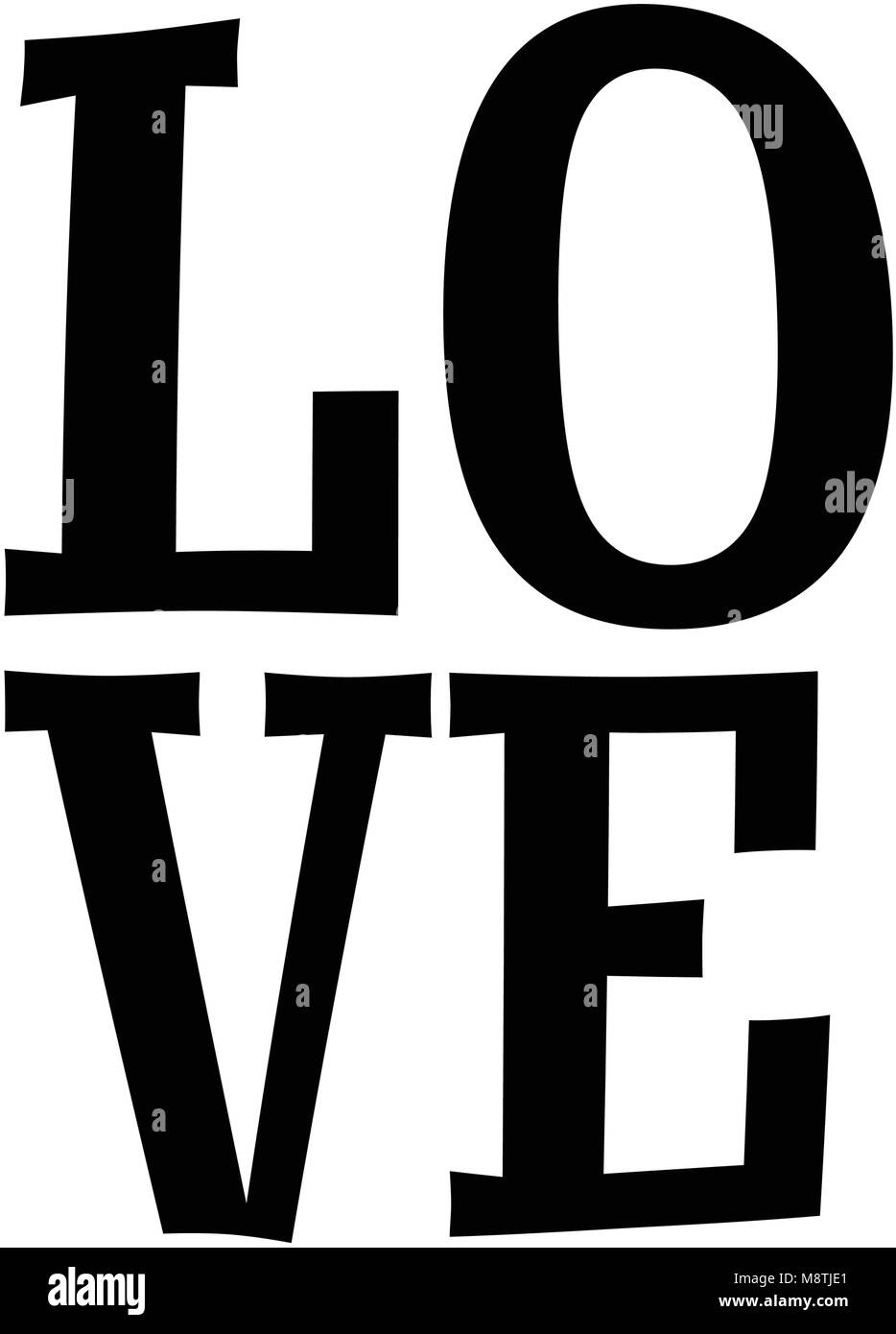 Abstract love object Stock Vector Image & Art - Alamy