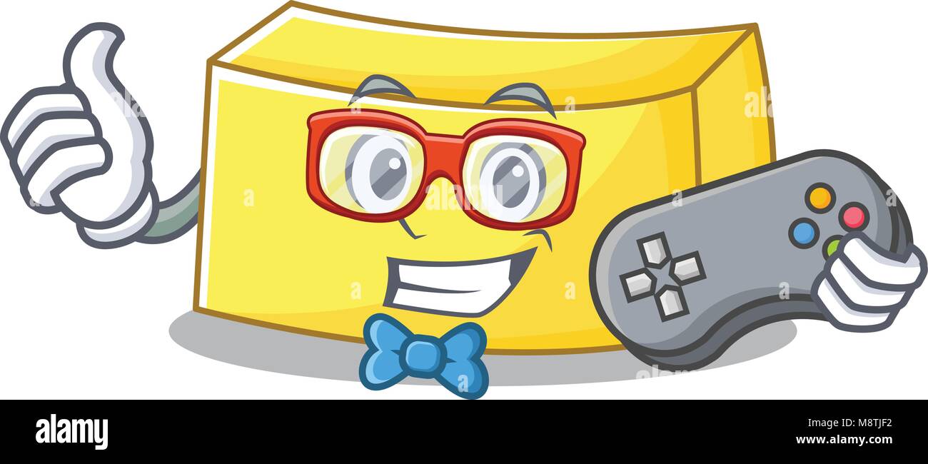 Gamer butter mascot cartoon style Stock Vector Image & Art - Alamy