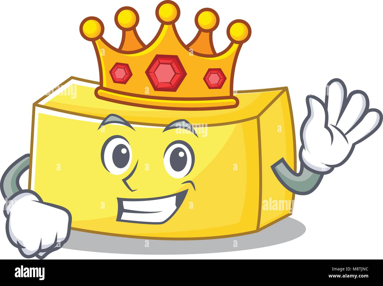 Margarine king Stock Vector Images - Alamy