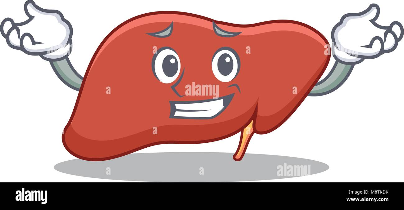 Grinning liver character cartoon style Stock Vector Image & Art - Alamy