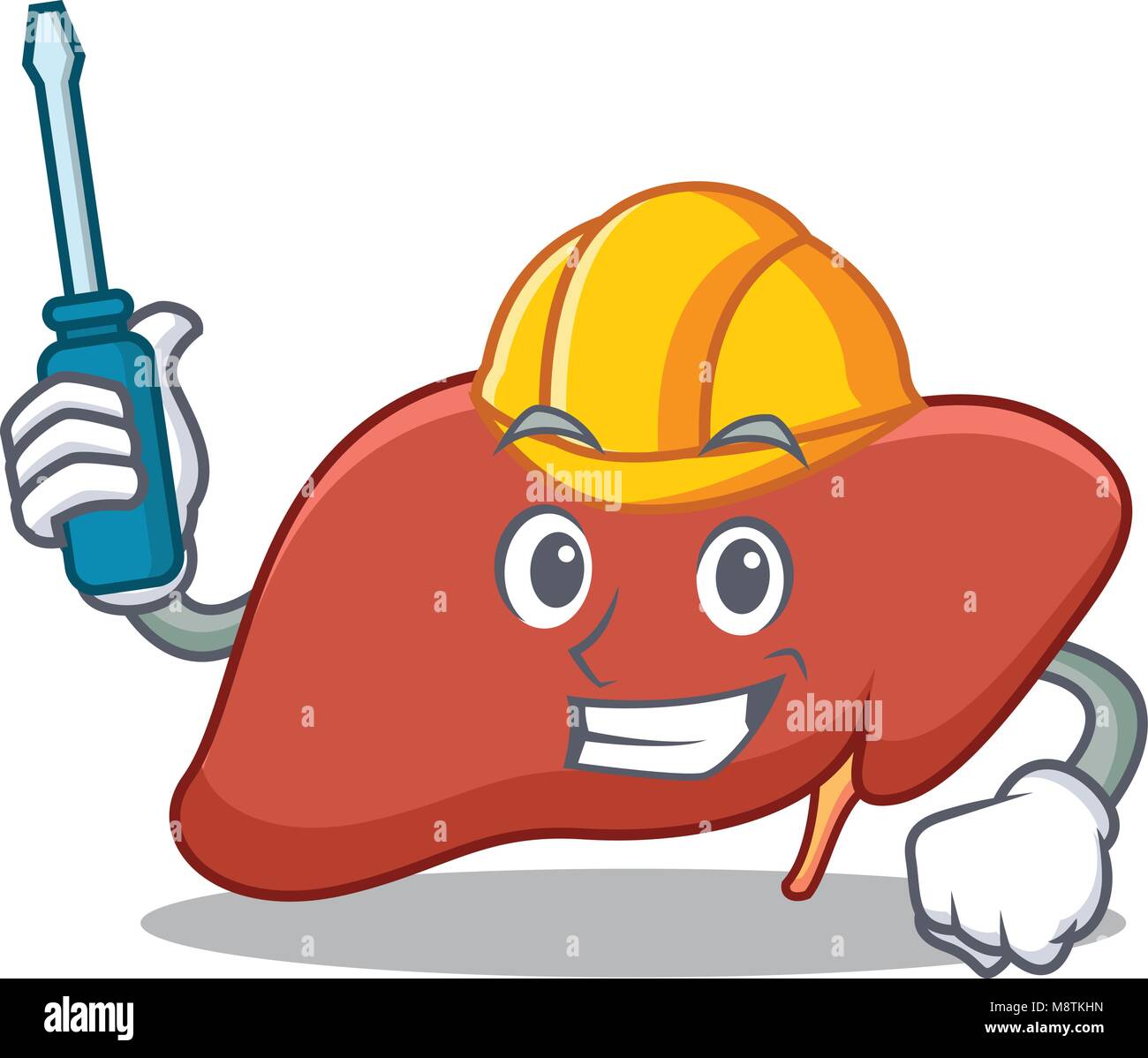 Automotive liver mascot cartoon style Stock Vector Image & Art - Alamy