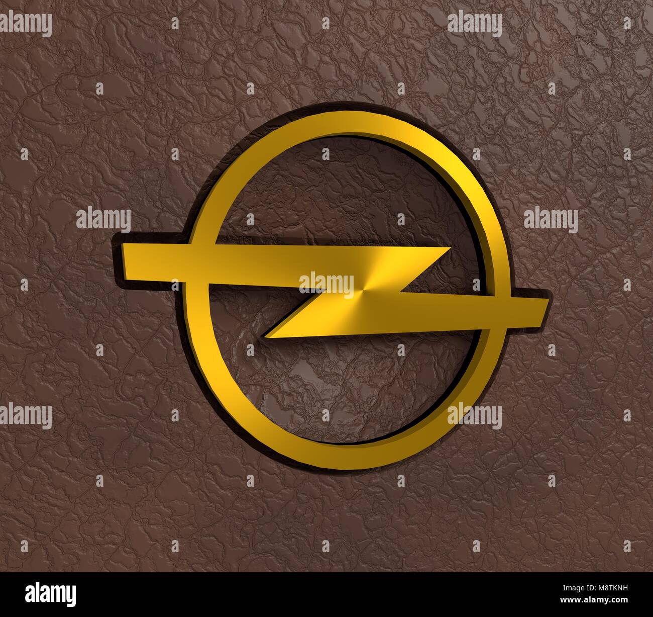 Opel car emblem Stock Photo - Alamy