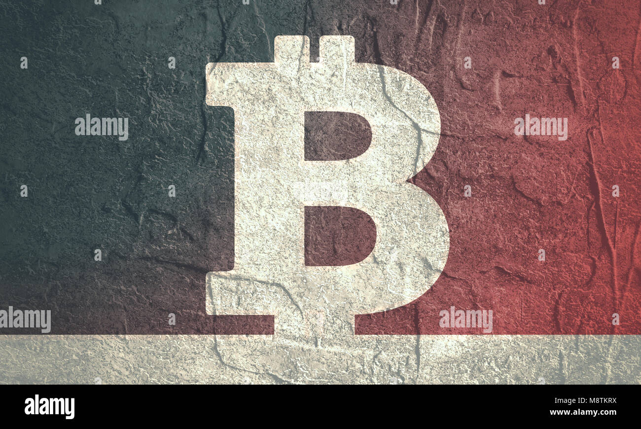 Bitcoin crypto currency symbol Stock Photo - Alamy