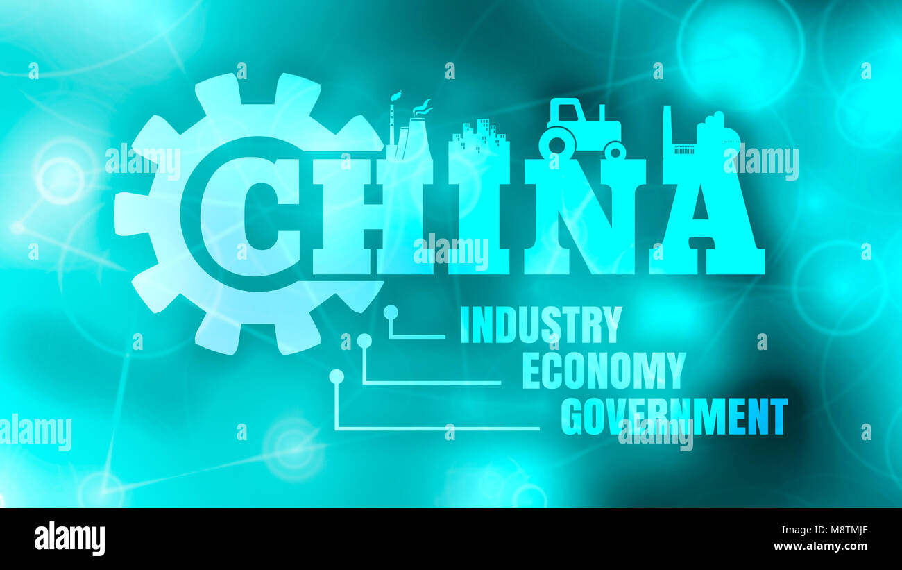 Energy and Power icons. China word Stock Photo - Alamy