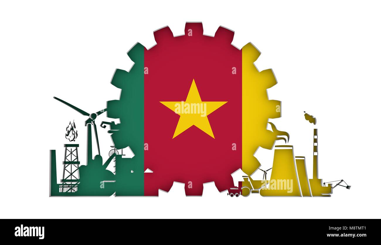 Coal and wind power Cut Out Stock Images & Pictures - Alamy