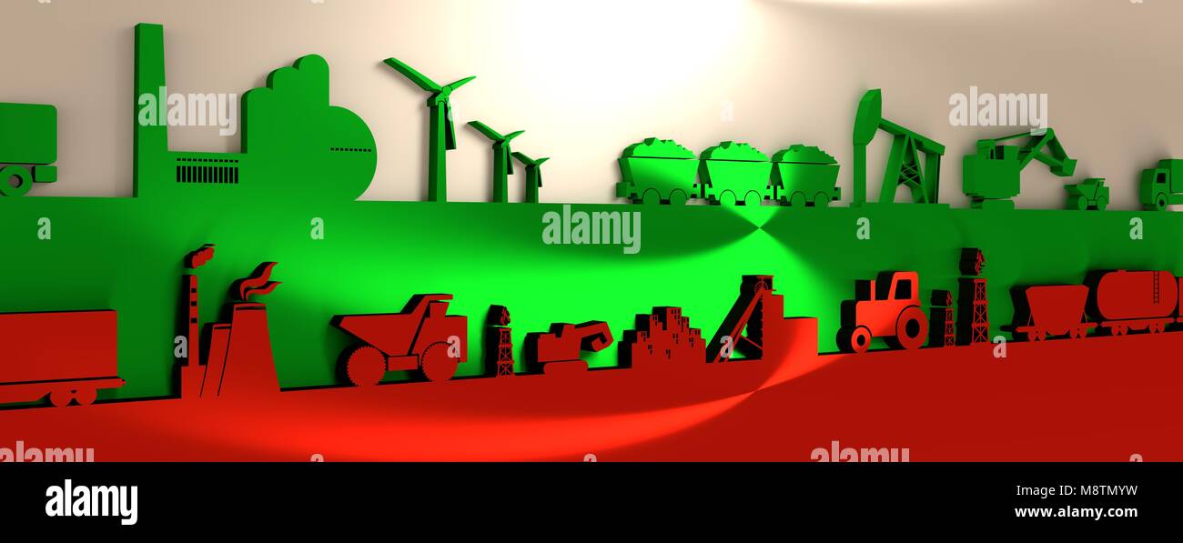 Energy and Power icons set. Header banner Stock Photo - Alamy
