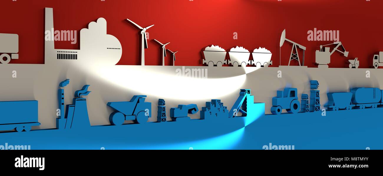 Energy and Power icons set. Header banner Stock Photo - Alamy