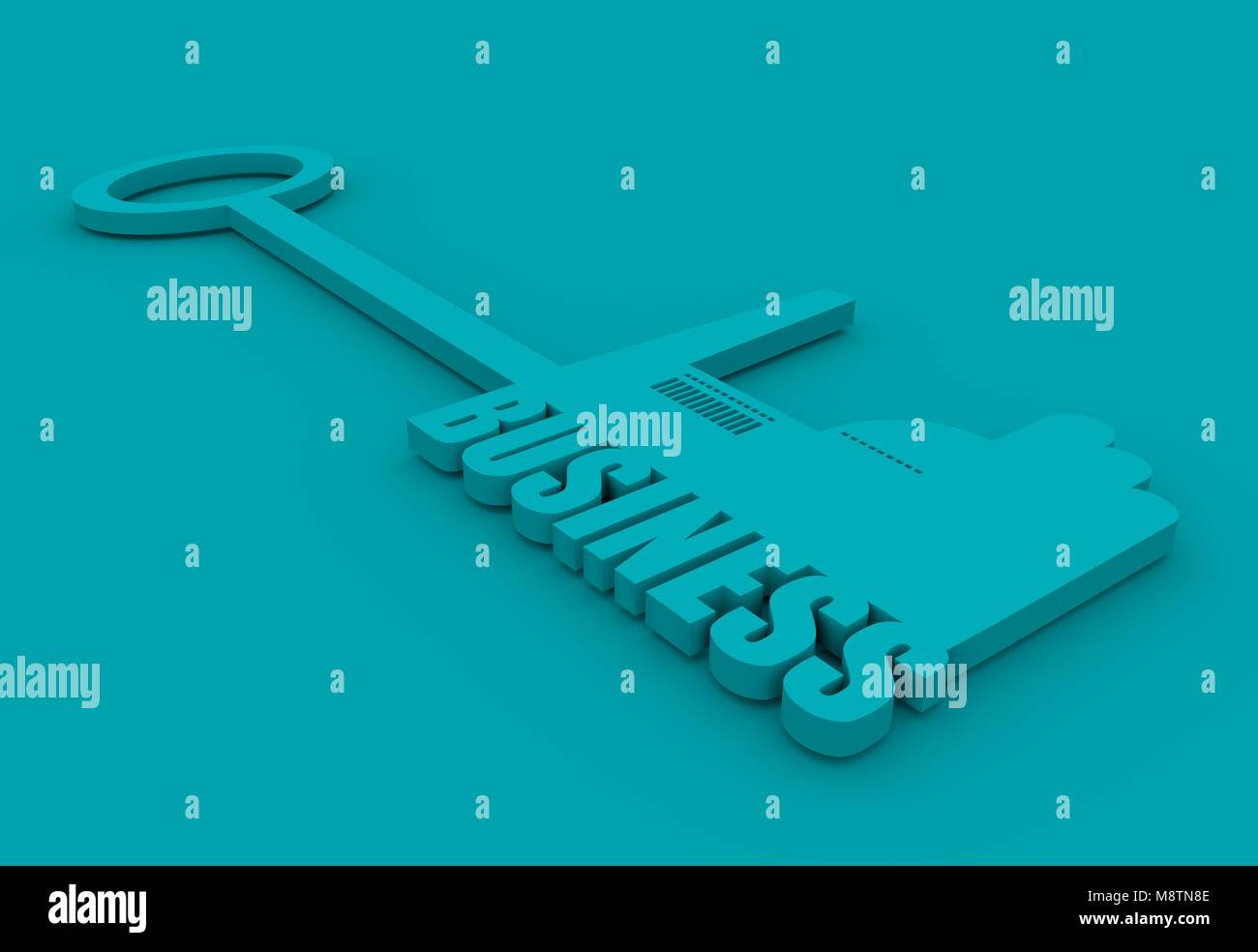 illustration concept, hand holding a key of business Stock Photo - Alamy