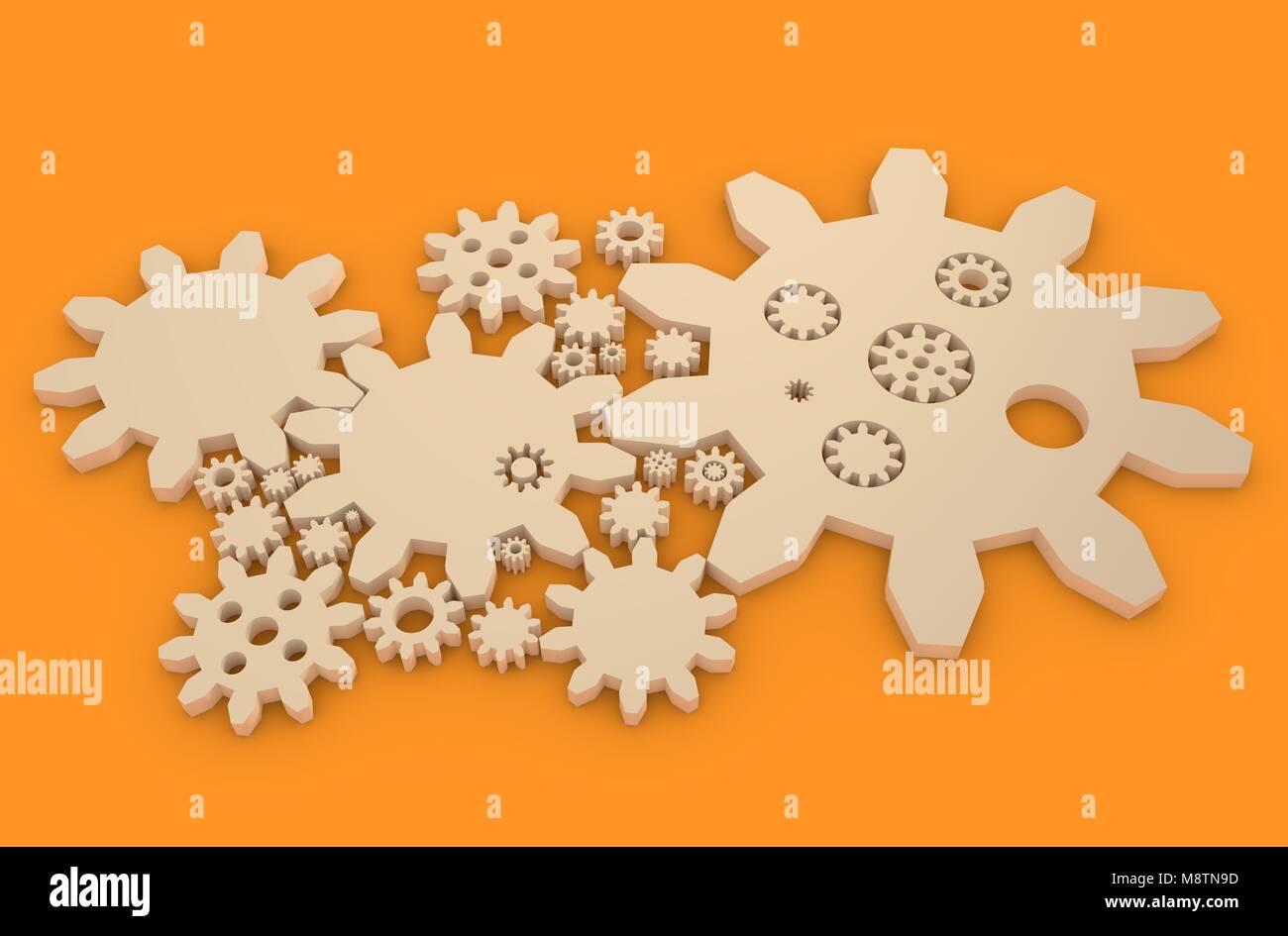 cog wheel group Stock Photo - Alamy