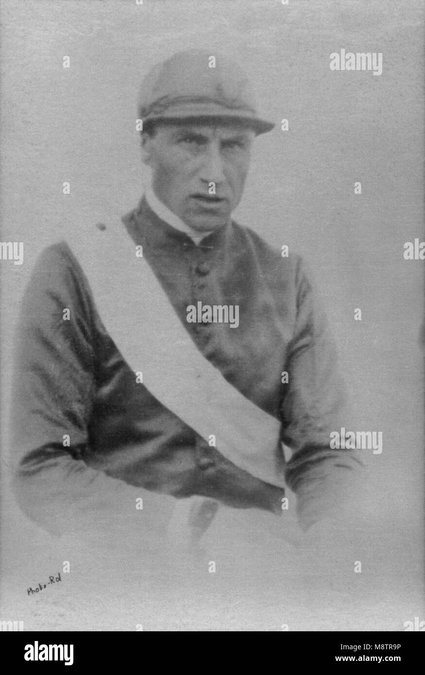 Portrait of the jockey William Head ( 1890 - ? ) - photography by ...