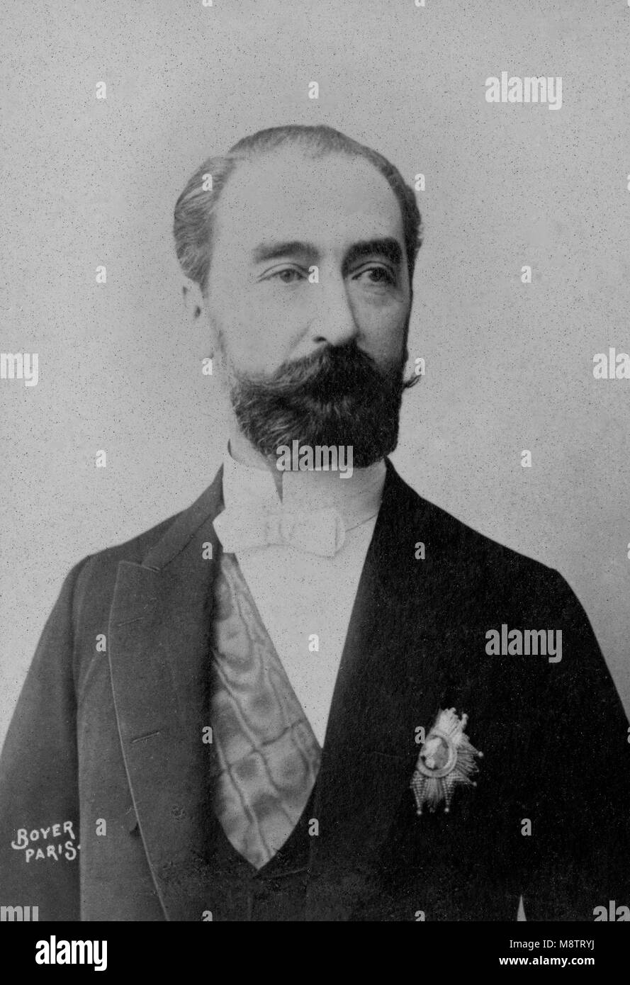 Portrait of Sadi Carnot ( 1837 - 1894 ) President of the Republic since ...