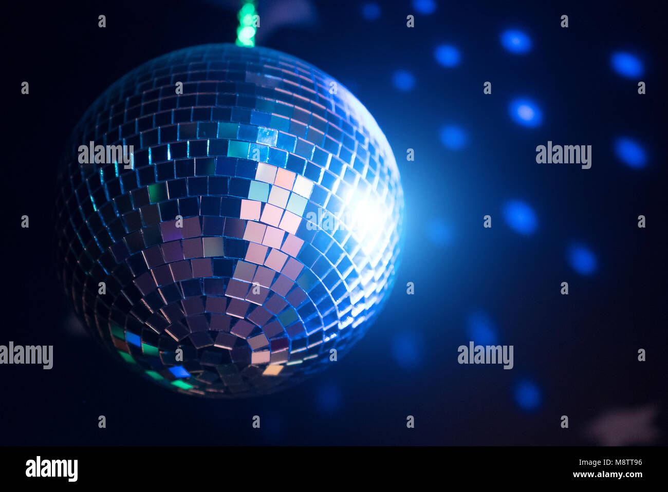 Sparkling disco ball. Concept of night party Stock Photo - Alamy