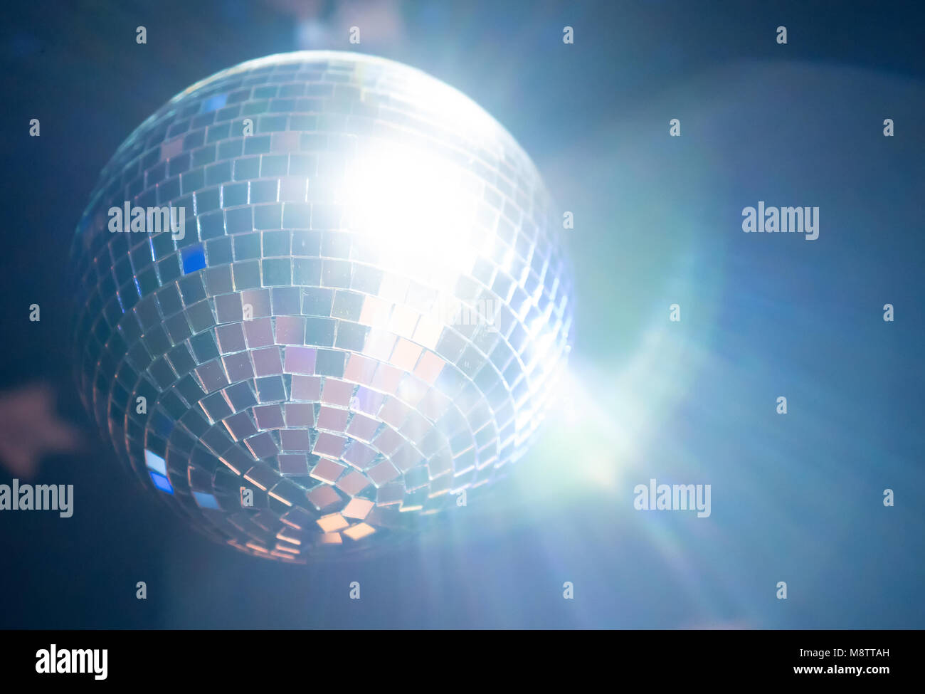 Sparkling disco ball. Concept of night party Stock Photo - Alamy
