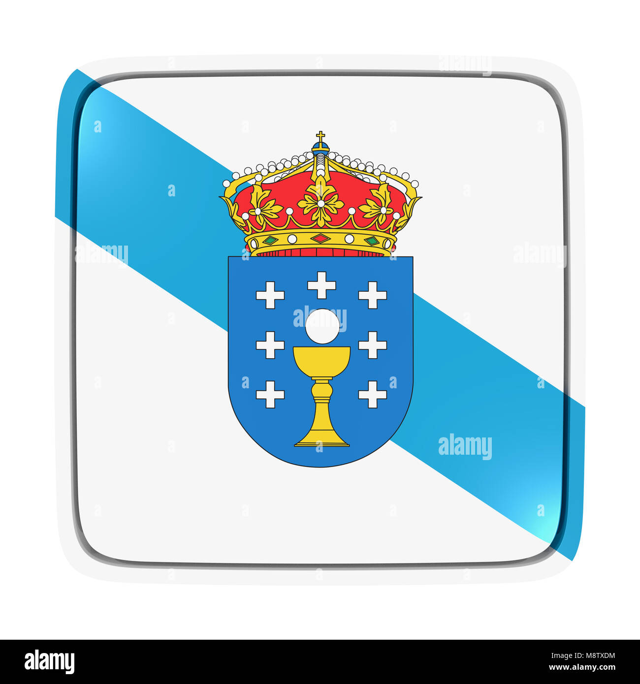 Lugo flag hi-res stock photography and images - Alamy