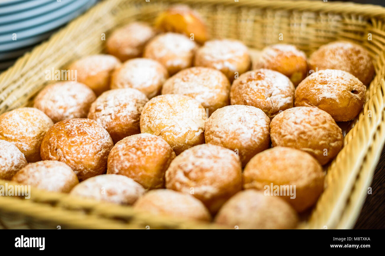 Top view homemade doughnuts hi-res stock photography and images - Alamy