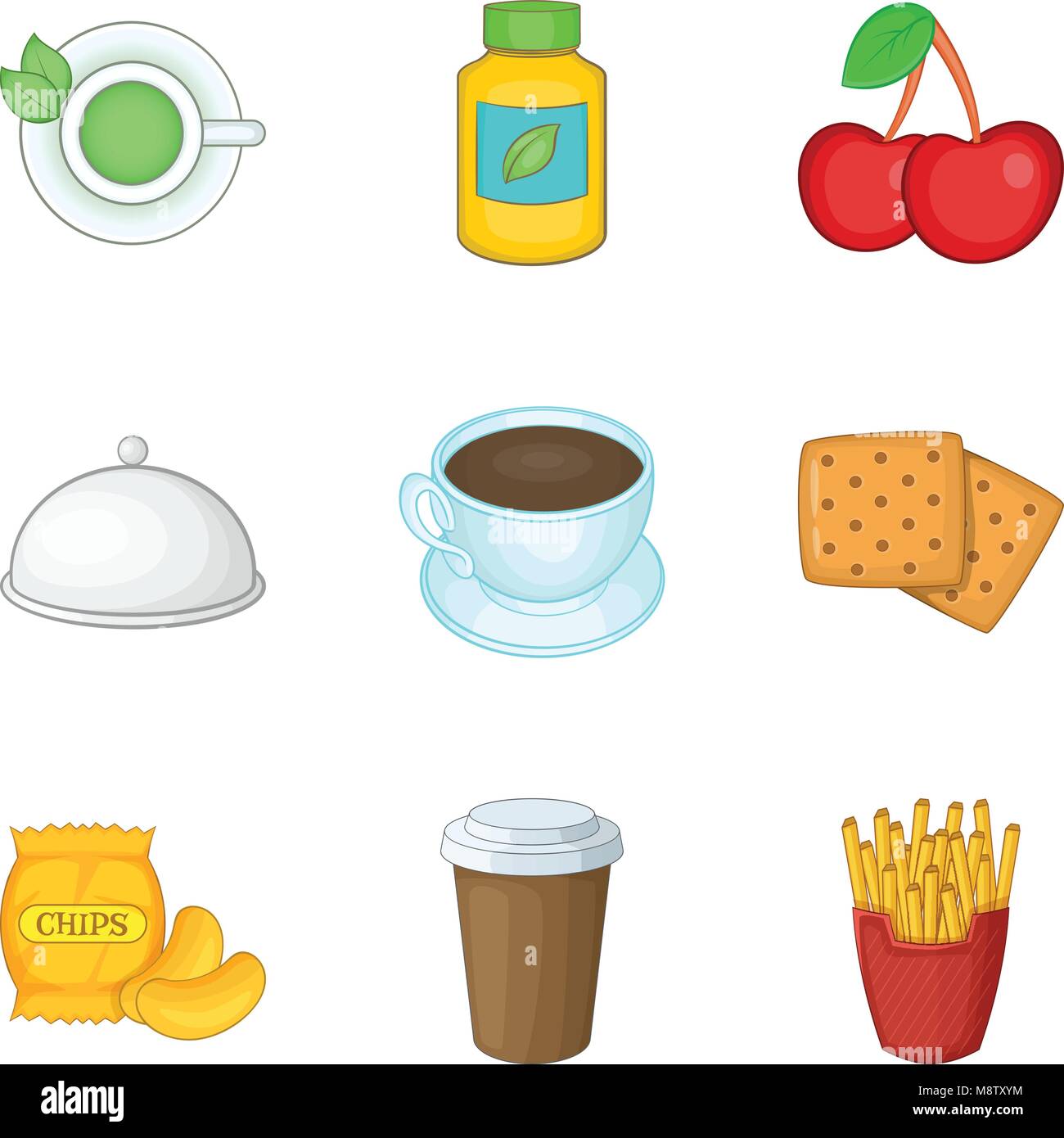 Good nutrition icons set, cartoon style Stock Vector Image & Art - Alamy