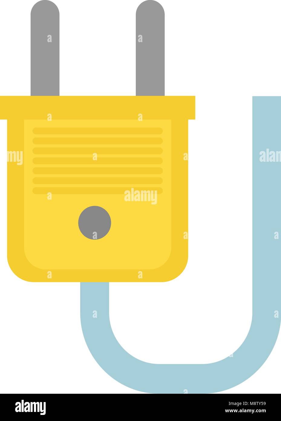 Electric wall socket round Stock Vector Images - Alamy