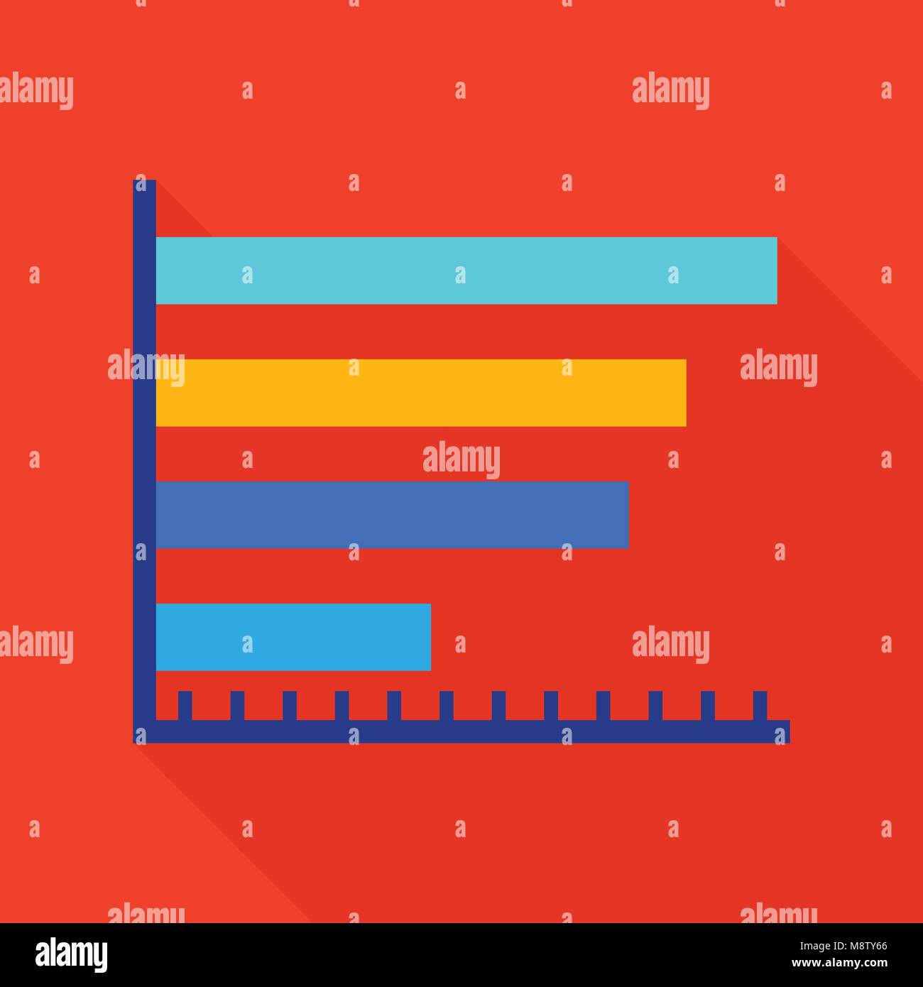 Column diagram icon, flat style Stock Vector Image & Art - Alamy