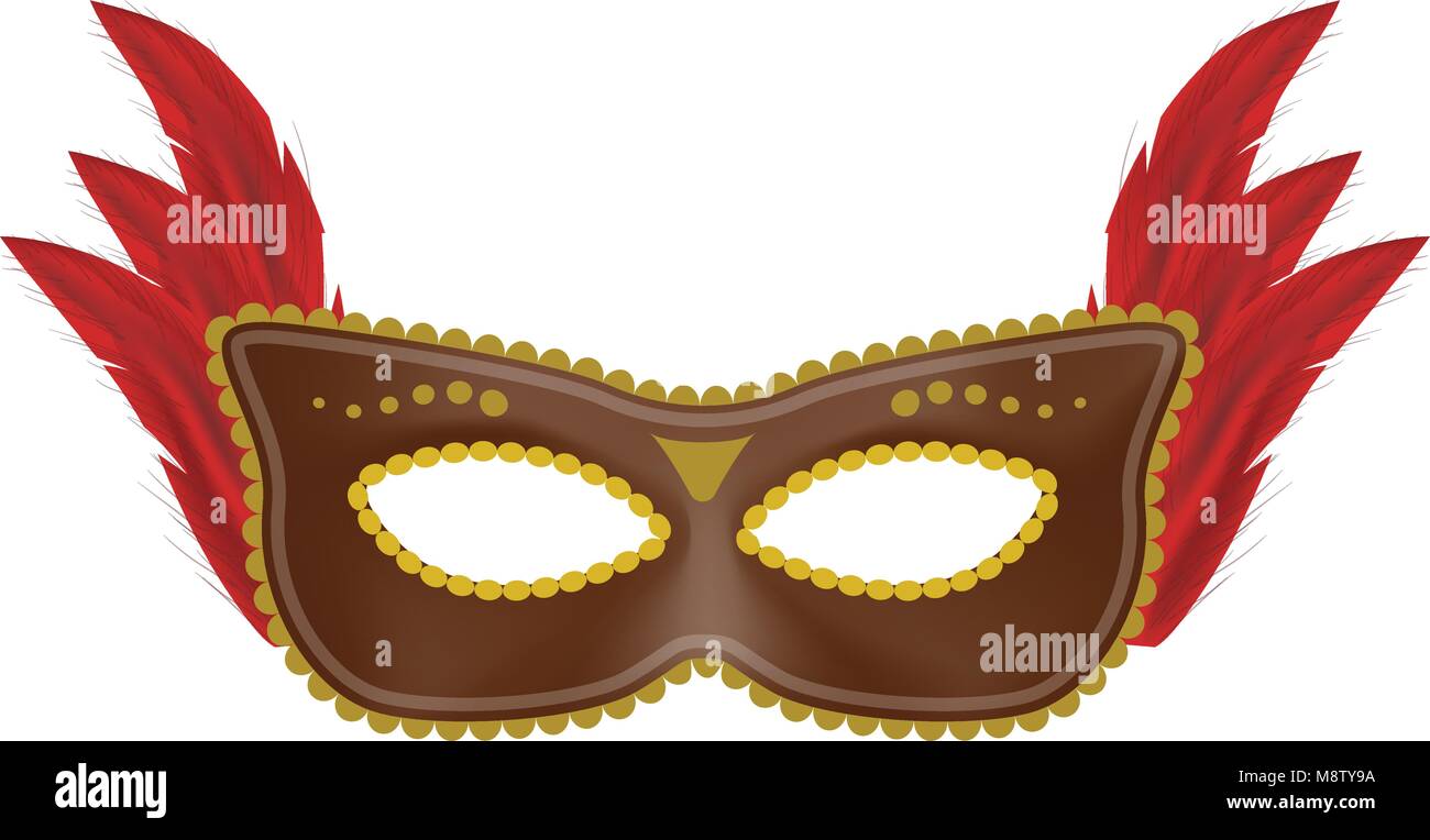 Beautiful mask mockup, realistic style Stock Vector Image & Art - Alamy