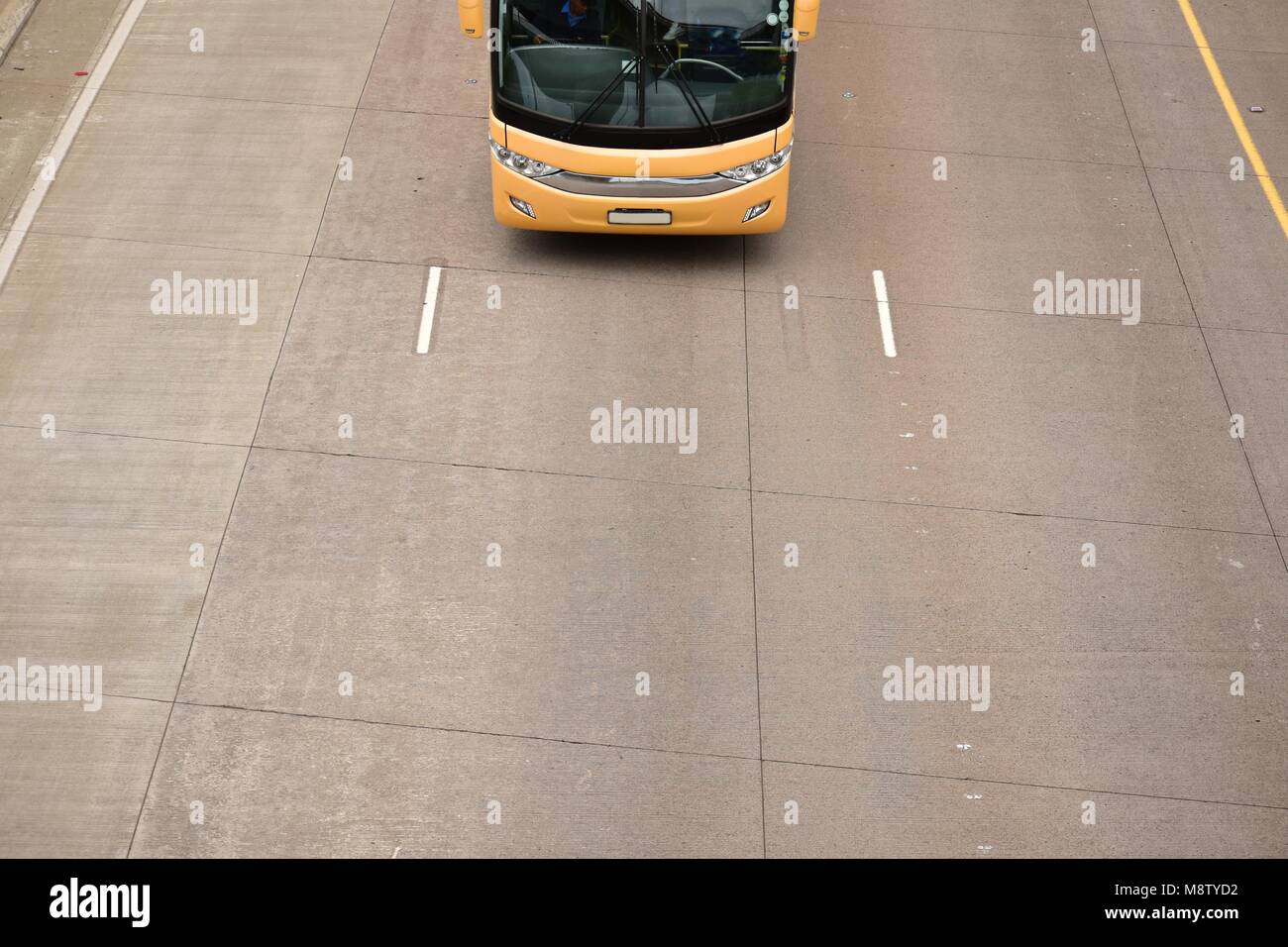 Roadtrip. Touring By A Bus Stock Photo - Alamy