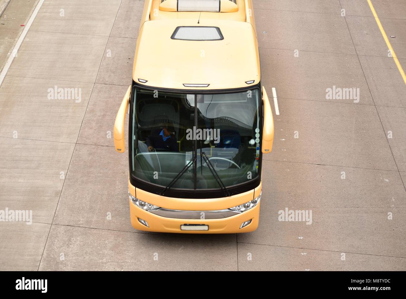Roadtrip. Touring By A Bus Stock Photo - Alamy