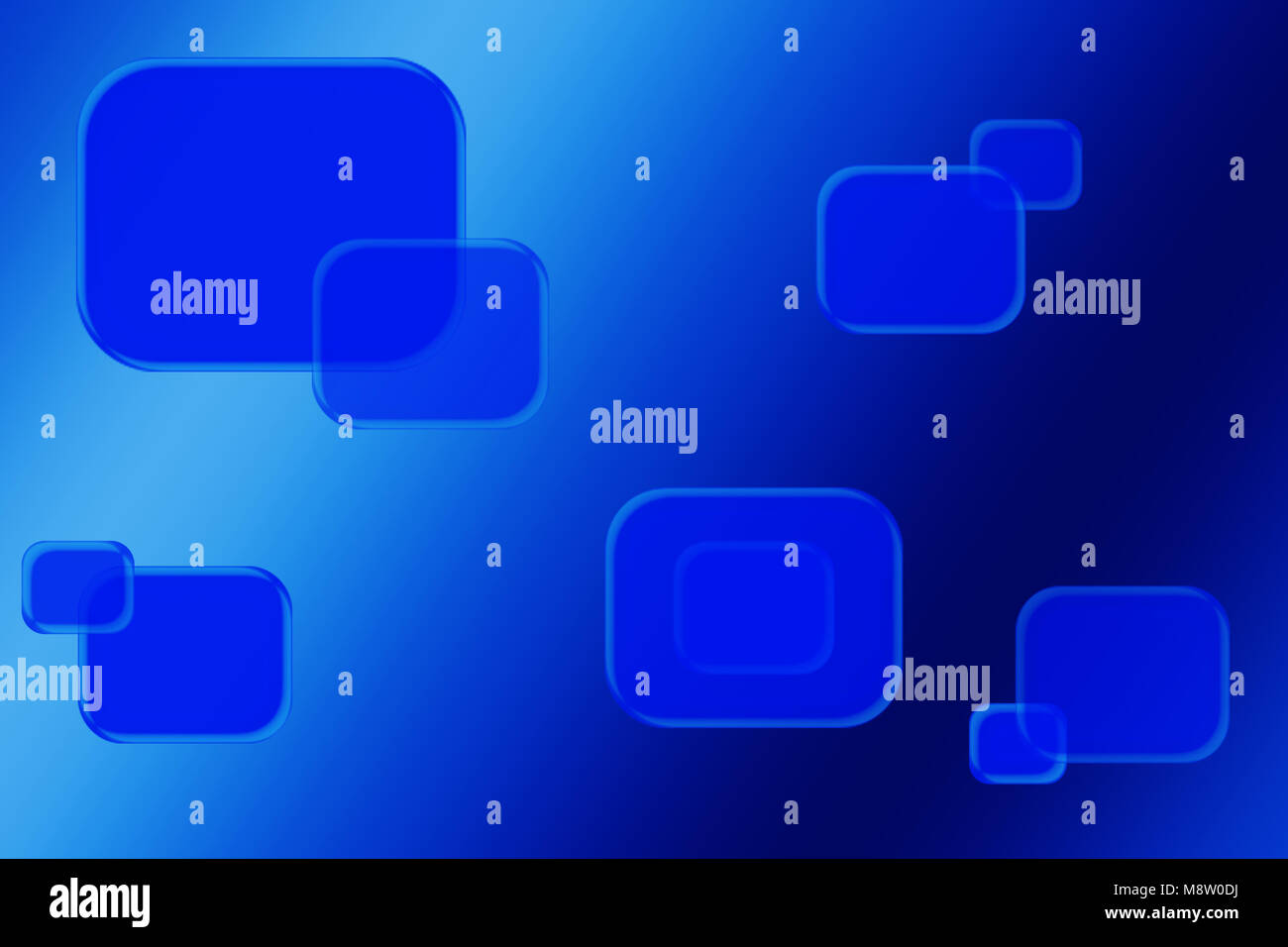 Geometric shapes in blue hi-res stock photography and images - Alamy