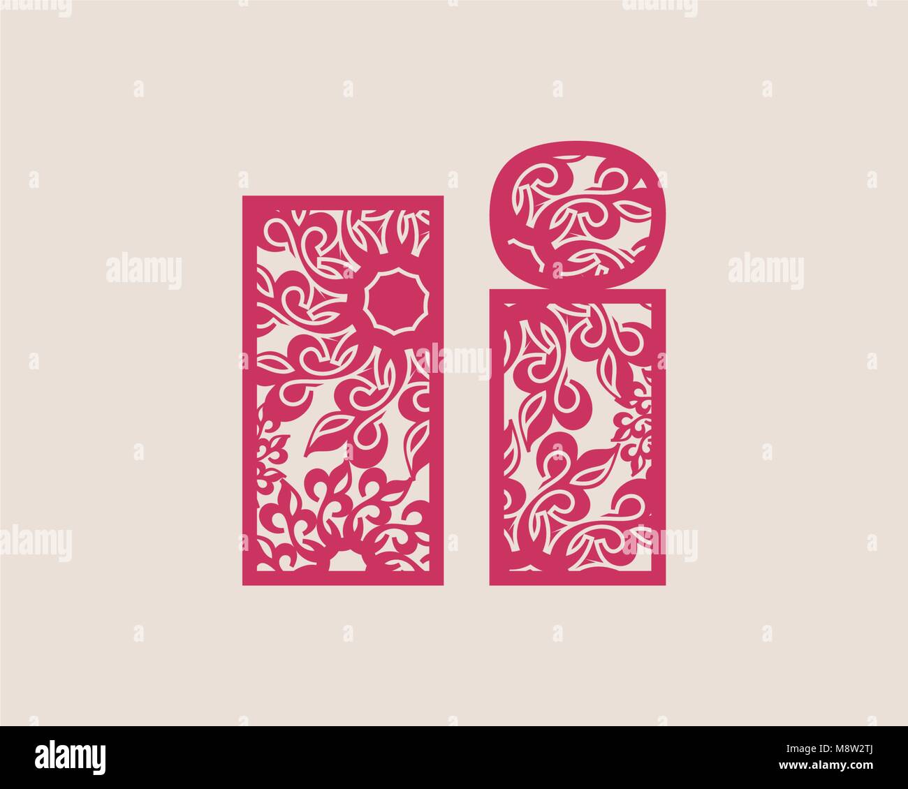 Decorative alphabet vector font Stock Vector Image & Art - Alamy