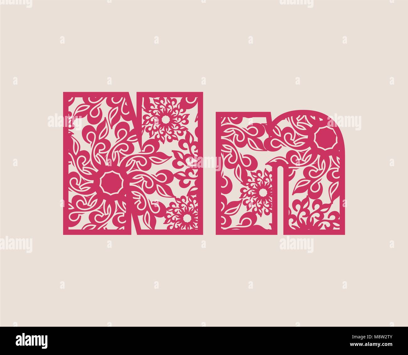 Decorative alphabet vector font Stock Vector Image & Art - Alamy