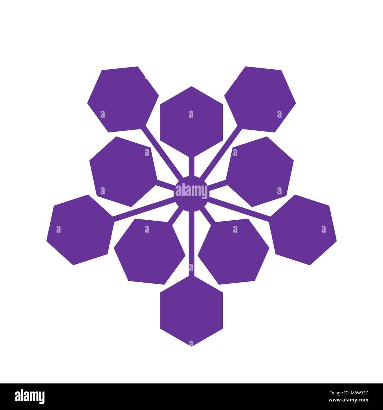 Abstract hexagon cells Stock Vector Image & Art - Alamy