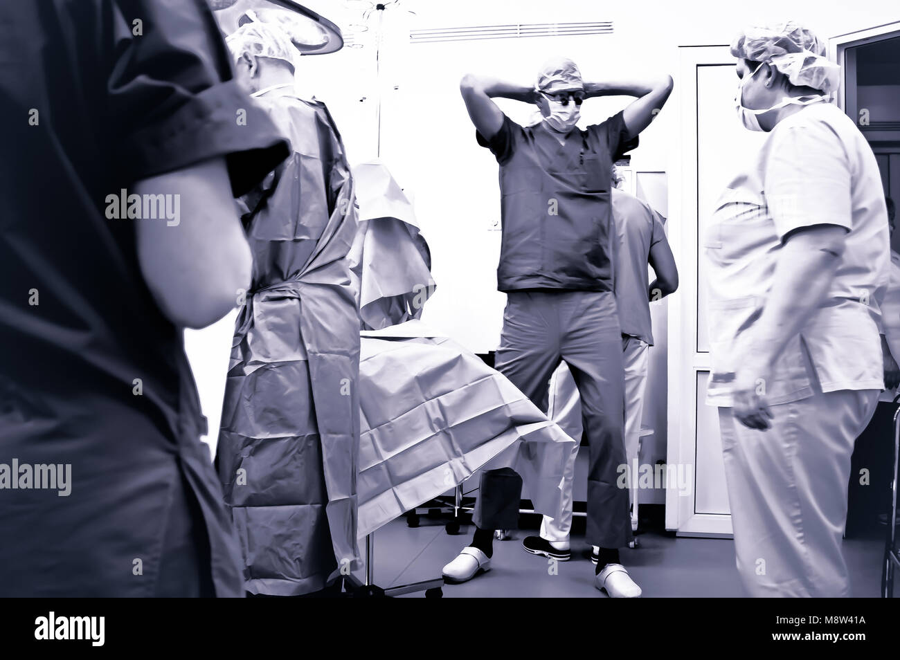 Surgeons at work Stock Photo - Alamy