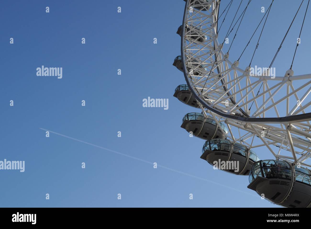 The London Eye And The Shell Building High Resolution Stock Photography ...