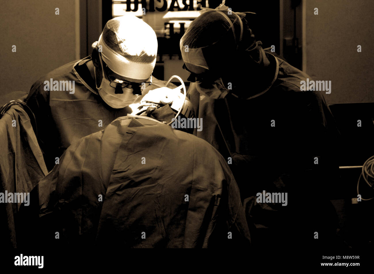 Surgeons at work Stock Photo - Alamy