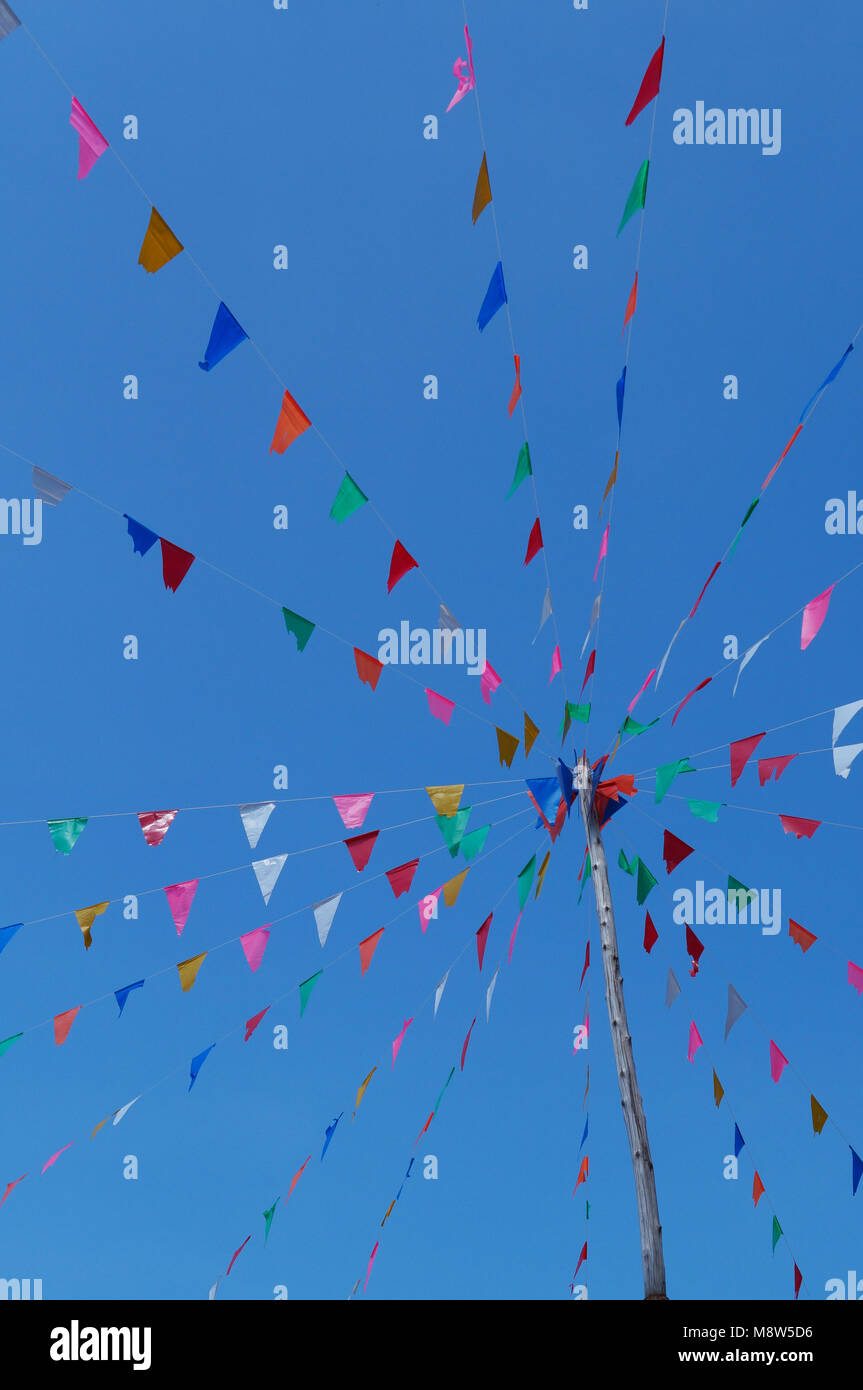 Blue triangle flag hi-res stock photography and images - Alamy