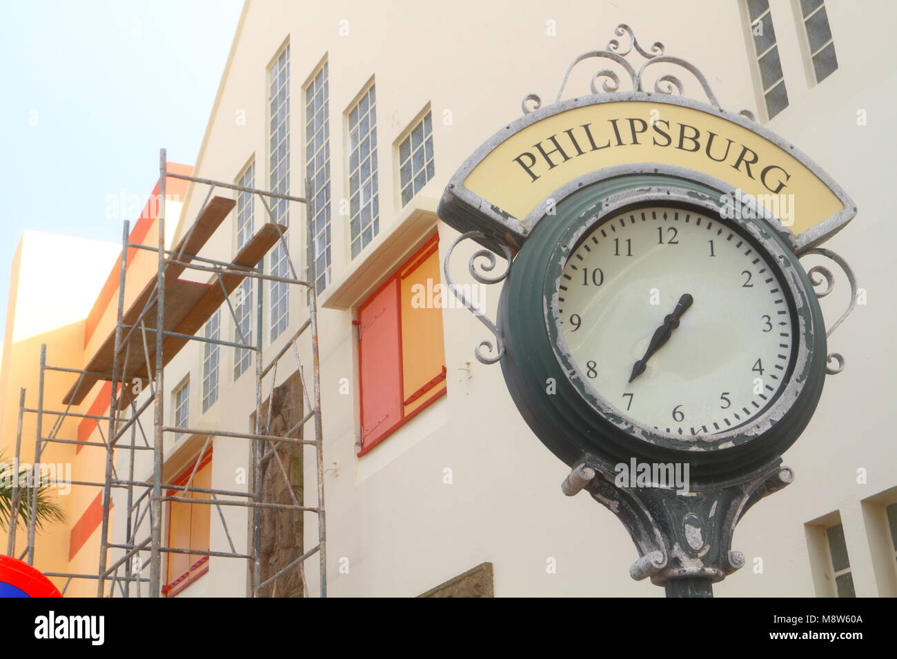 Old street philipsburg st maarten hi-res stock photography and images ...