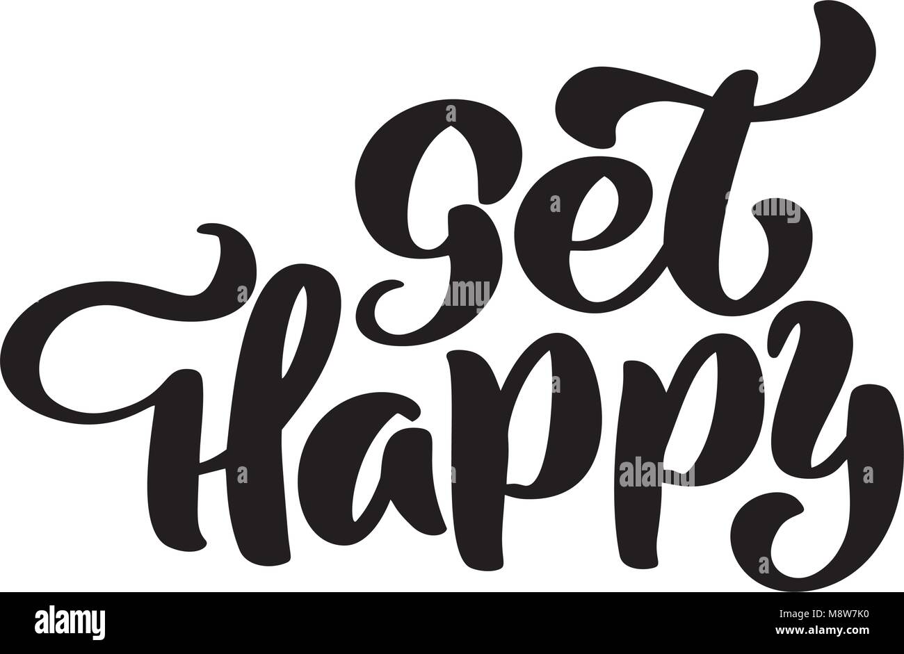 Weekend hand written lettering Stock Vector Images - Alamy