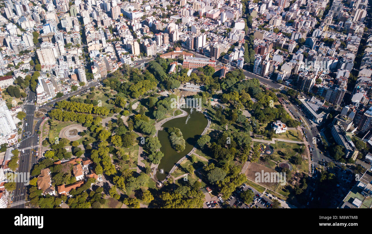 Parque Centenario, Caballito District, Buenos Aires, Argentina Stock ...