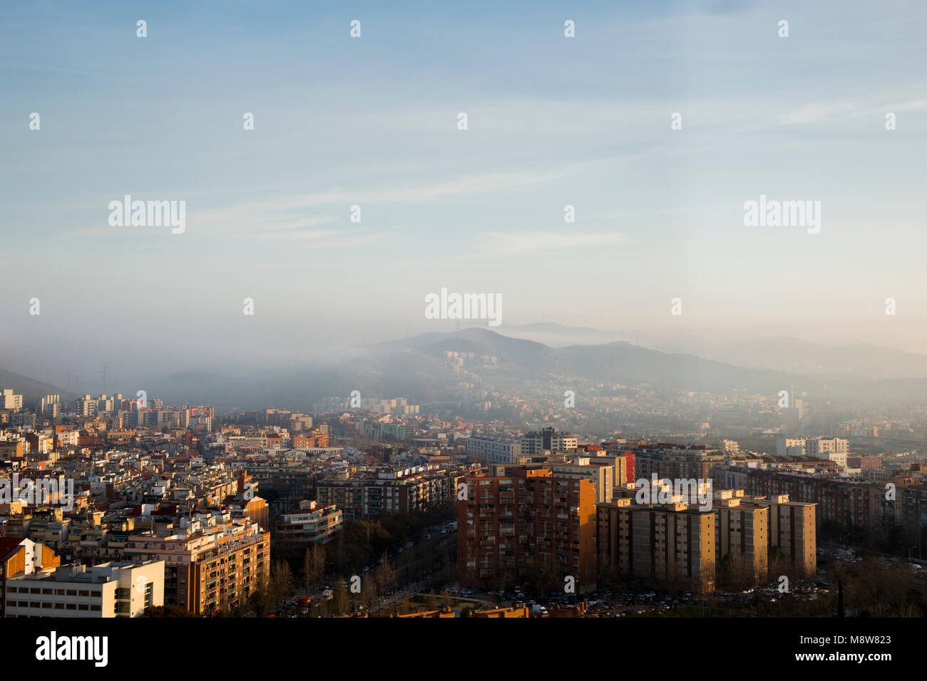 View of Nou Barris neighbouhood, Barcelona. Spain Stock Photo - Alamy