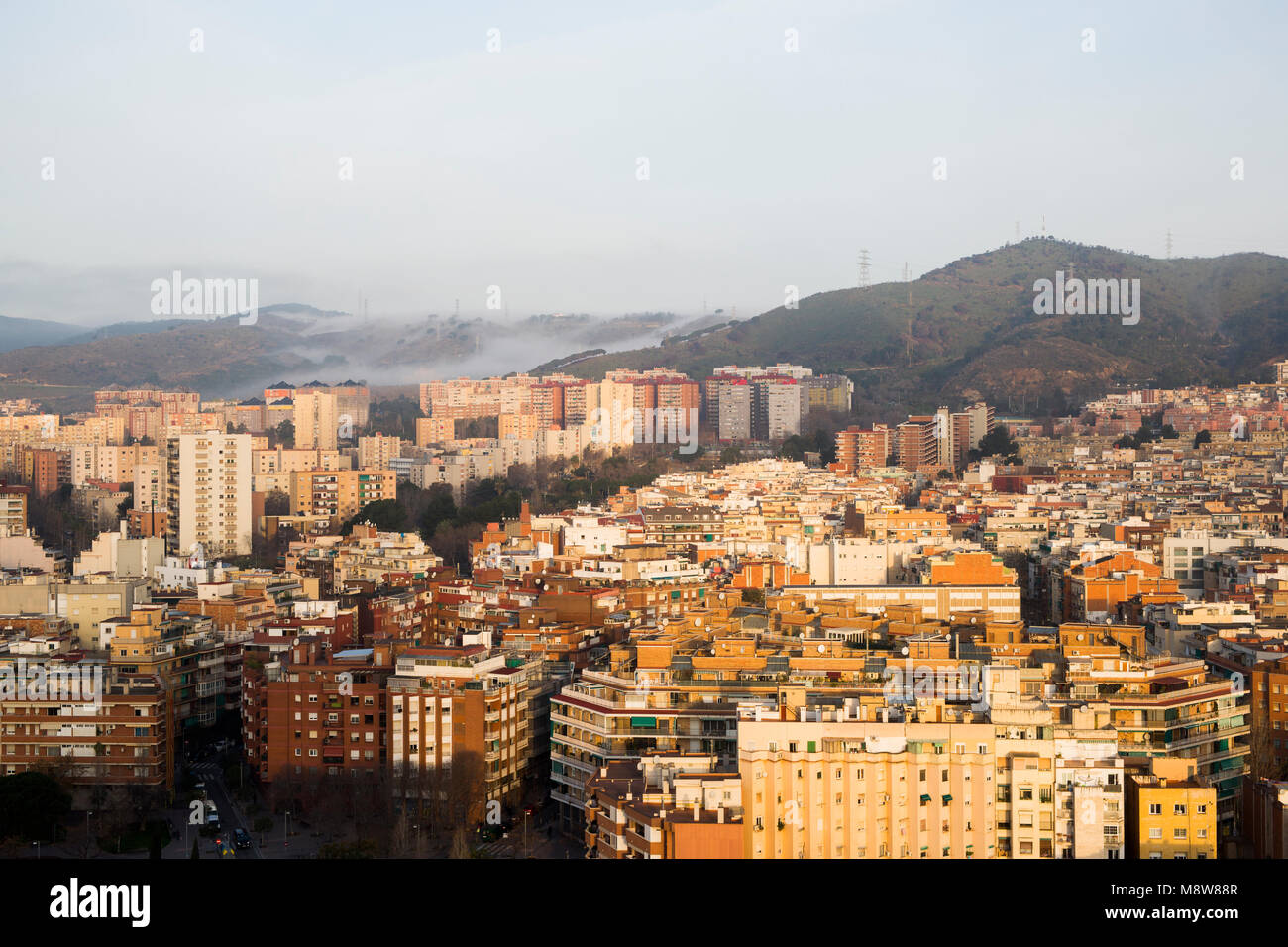 View of Nou Barris neighbouhood, Barcelona. Spain Stock Photo - Alamy