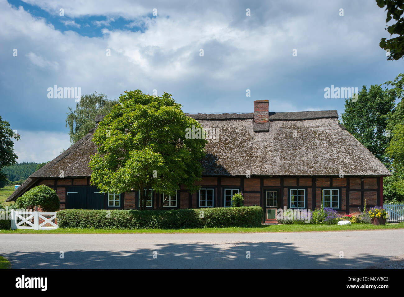 Farmhouse on Gut Panker, Panker, Baltic Sea, Schleswig-Holstein ...