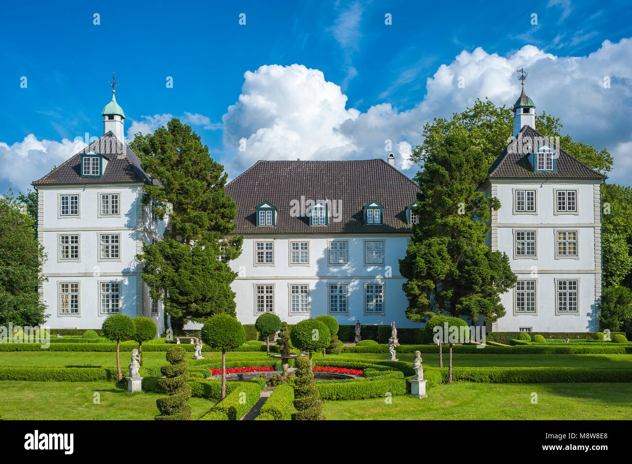 Manor house and castle of Gut Panker with italien garden, Panker ...