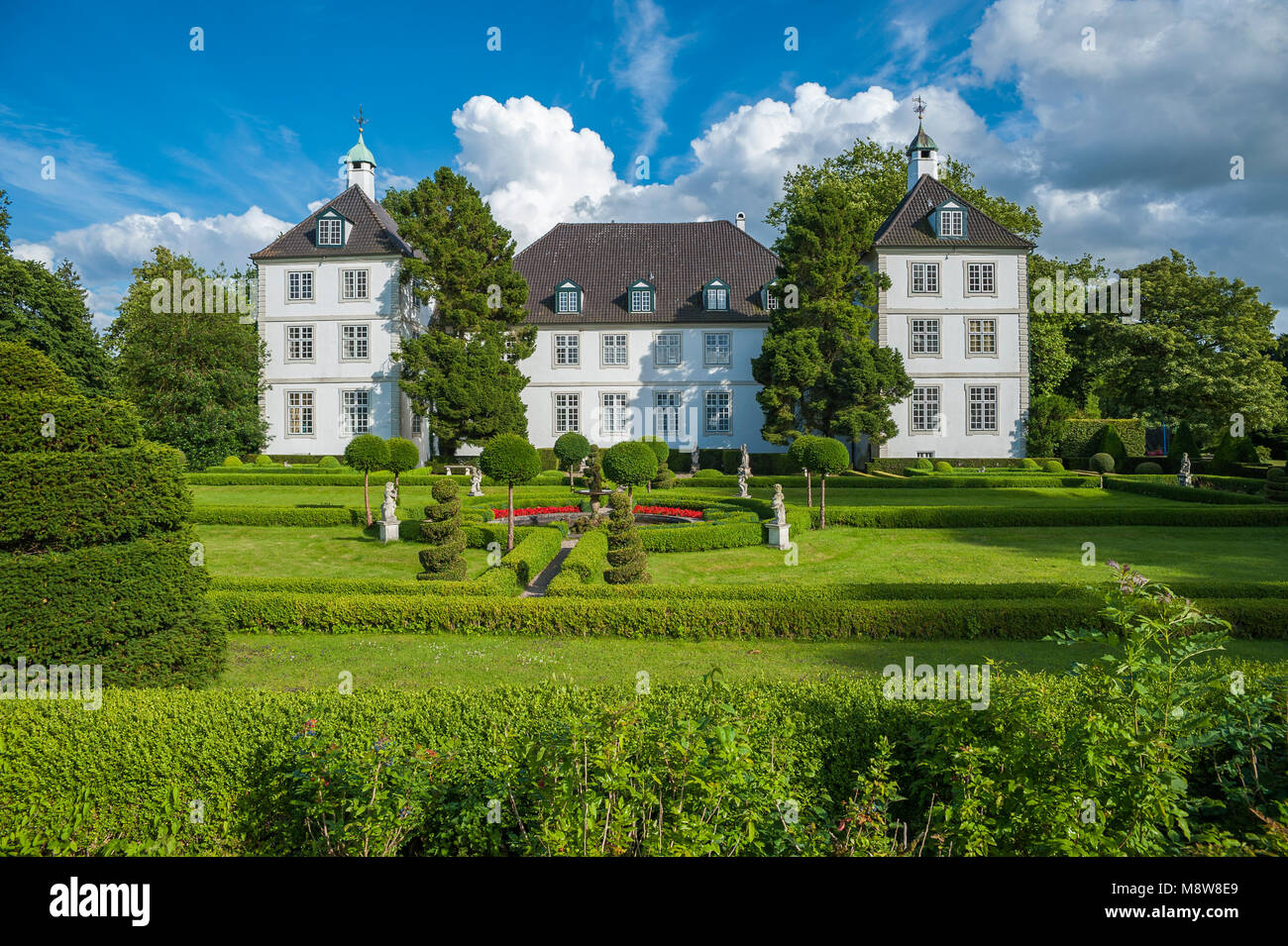 Manor house and castle of Gut Panker with italien garden, Panker ...